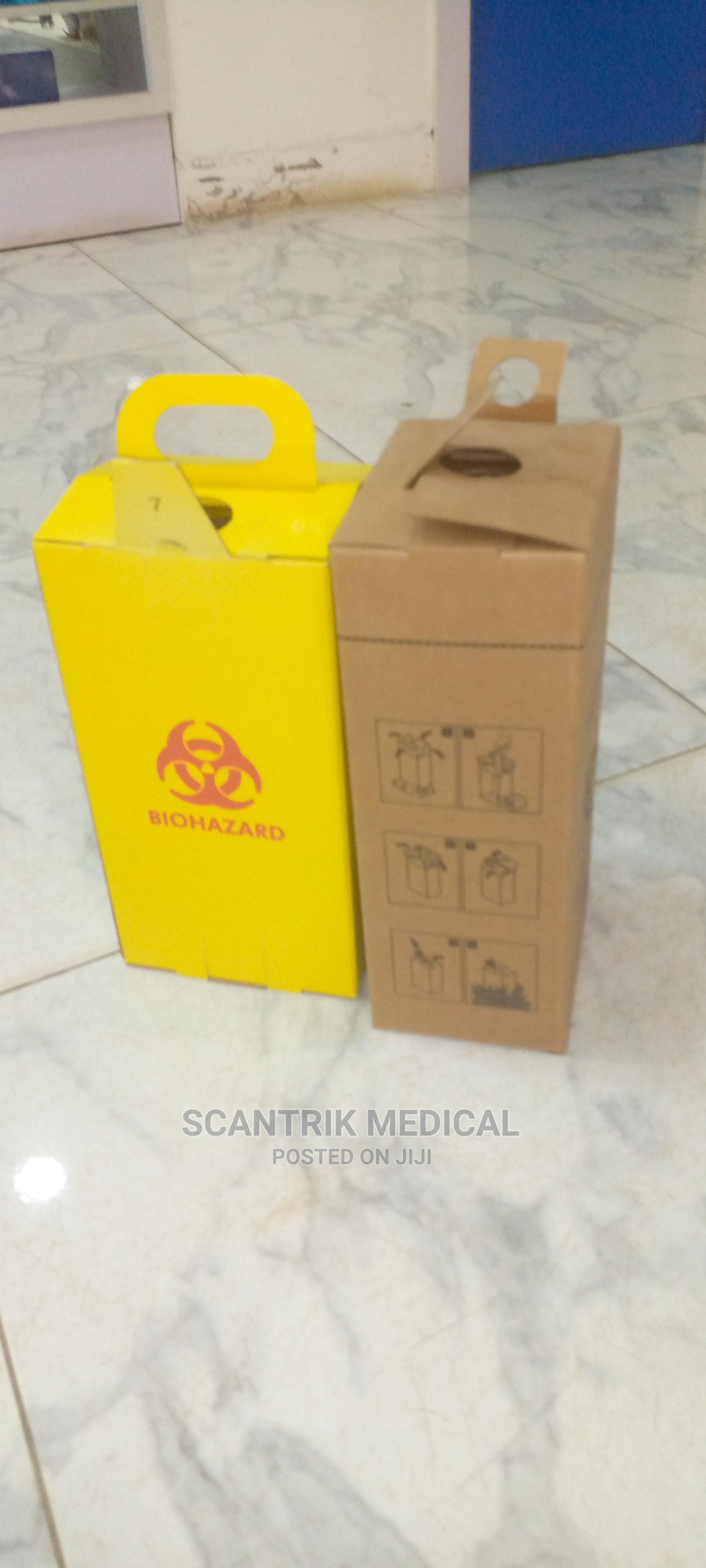 Hospital Biohazard Cardboard Paper Medical Needle Sharp Box in Yaba ...