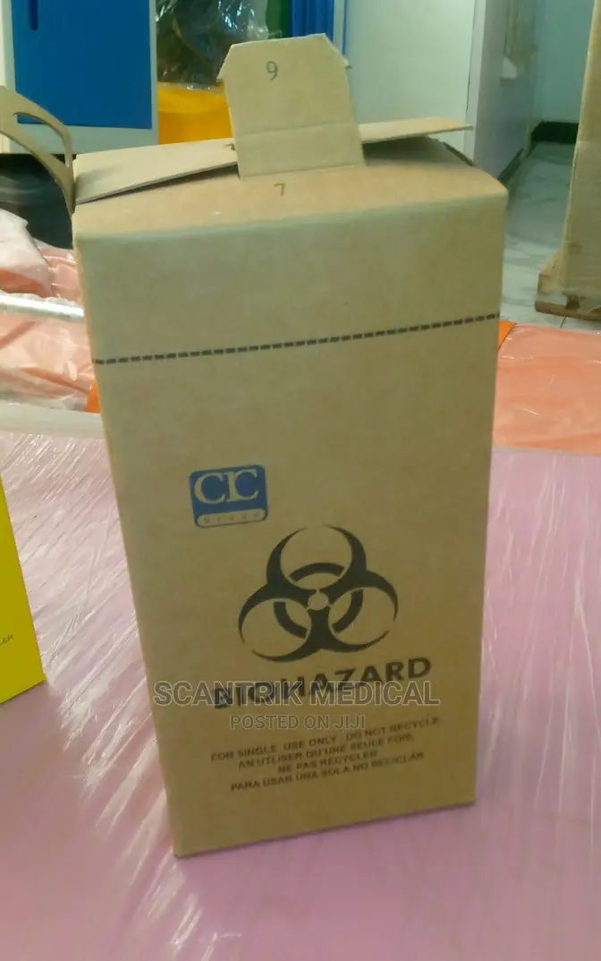 High Quality Yellow Safety Box 5L Syringes Needles in Yaba - Medical ...