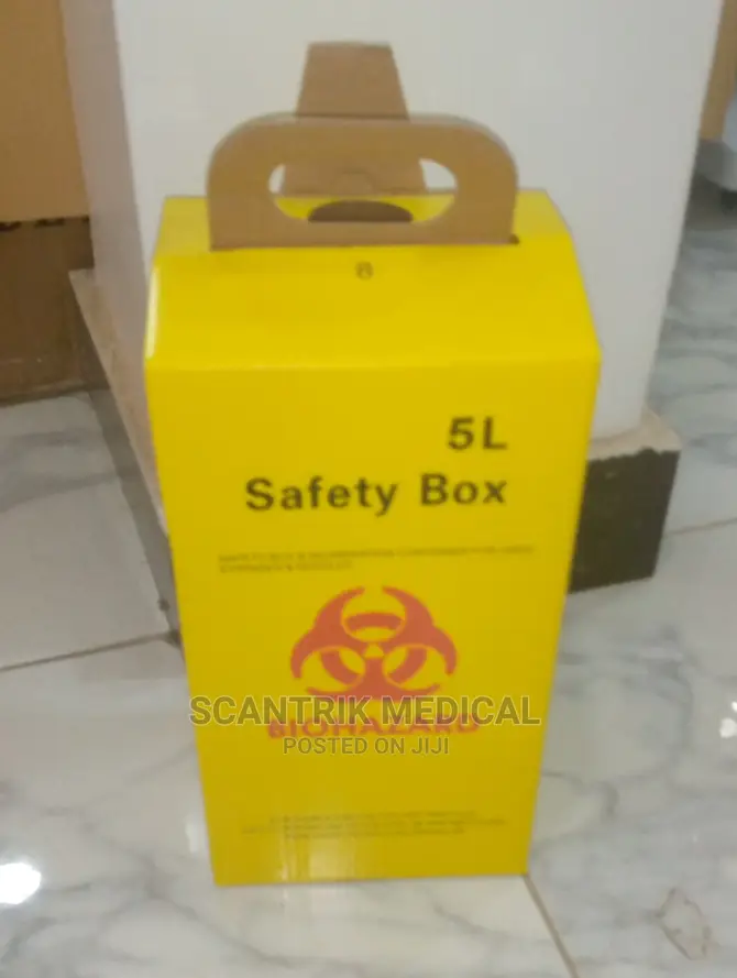 5L Paper Safety Box Syringes and Needles in Yaba - Medical Supplies ...