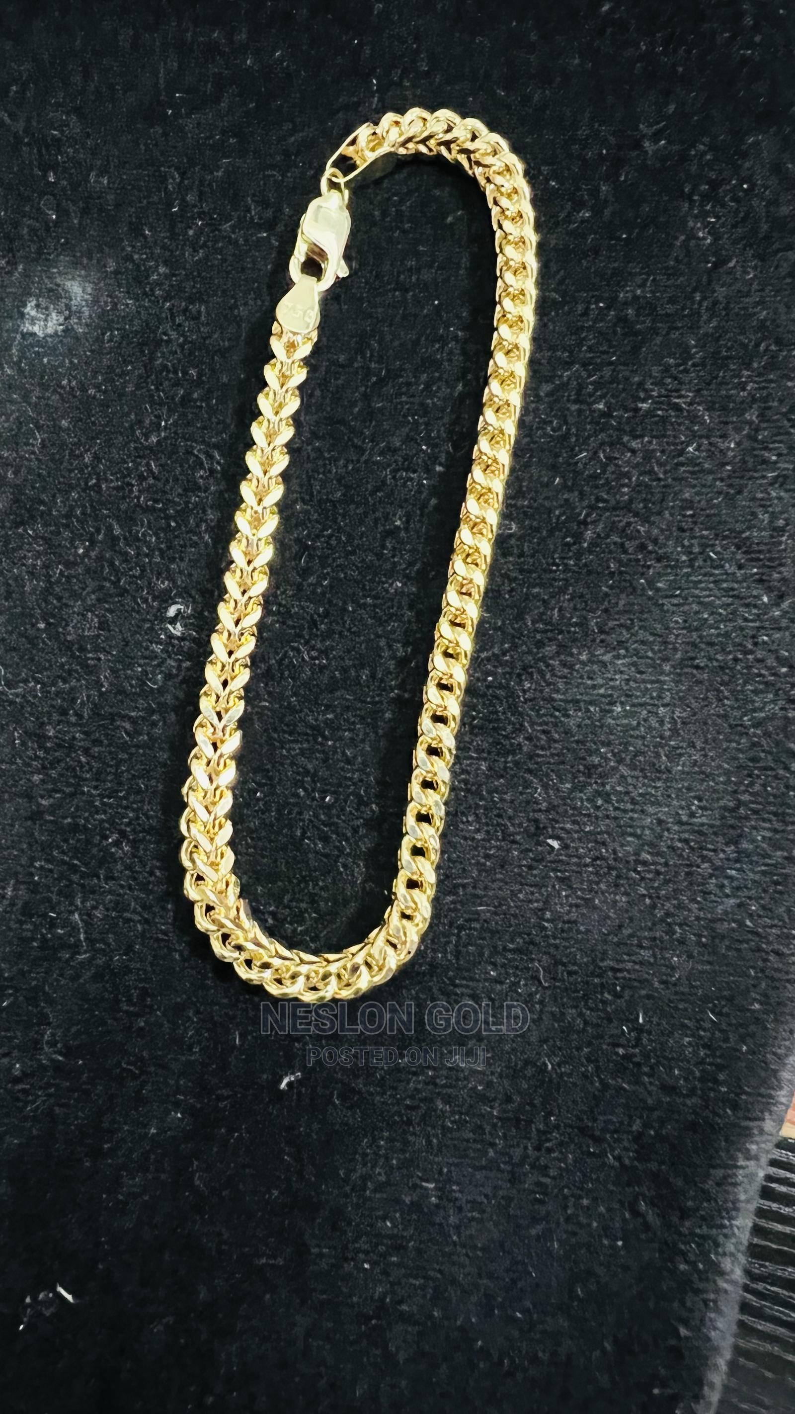 ITALY 750 Tested 18karat Solid Gold Bracelet in Amuwo-Odofin - Jewelry ...