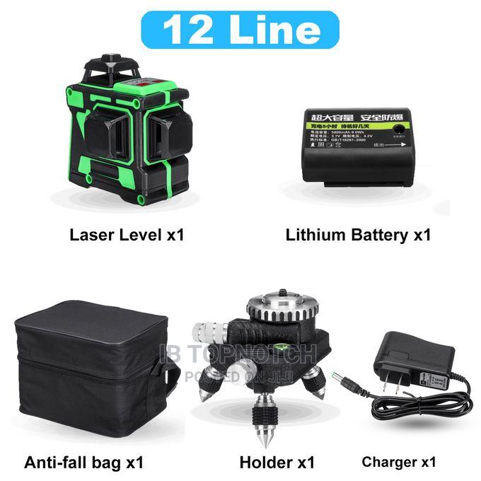 12 Lines Laser Level Cross 3D Green Line Laser in Ikeja - Measuring ...