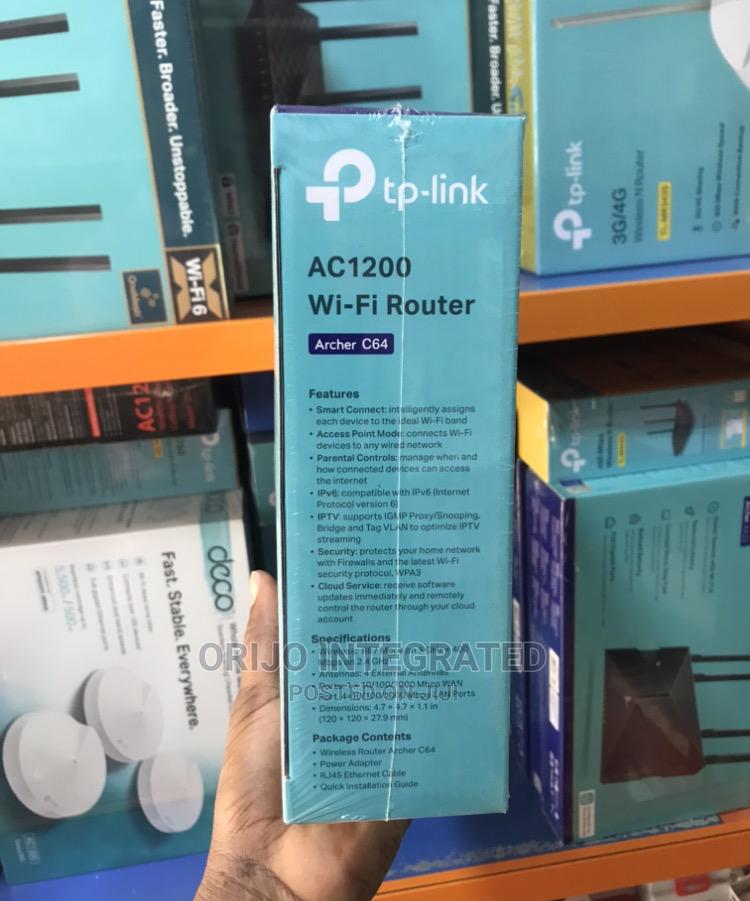 AC1200 Wireless Mu-Mimo Wifi Router- Archer C64 in Ikeja - Networking ...