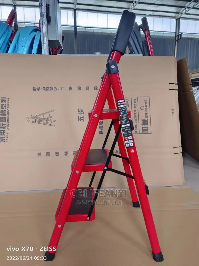 3 Steps Red Ladder Iron Ladder in Lagos Island (Eko) - Hand Tools, Obi ...