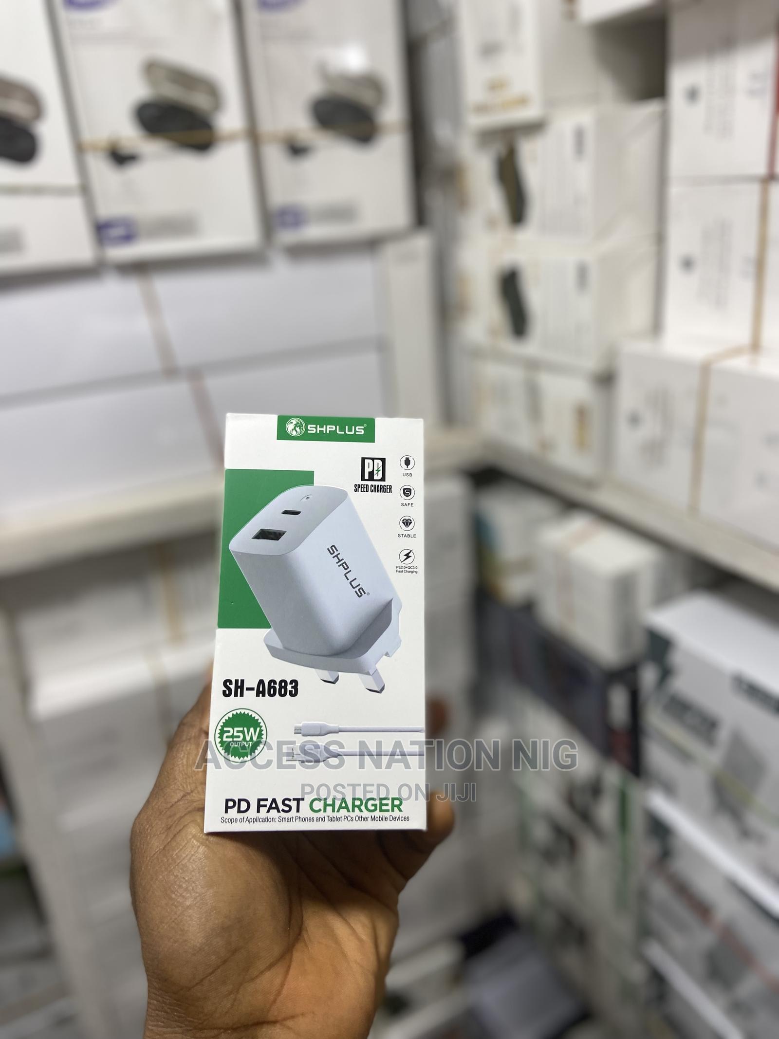 PD Fast Charger With Usb and Type C Output 25w SHPLUS in Ikoyi ...