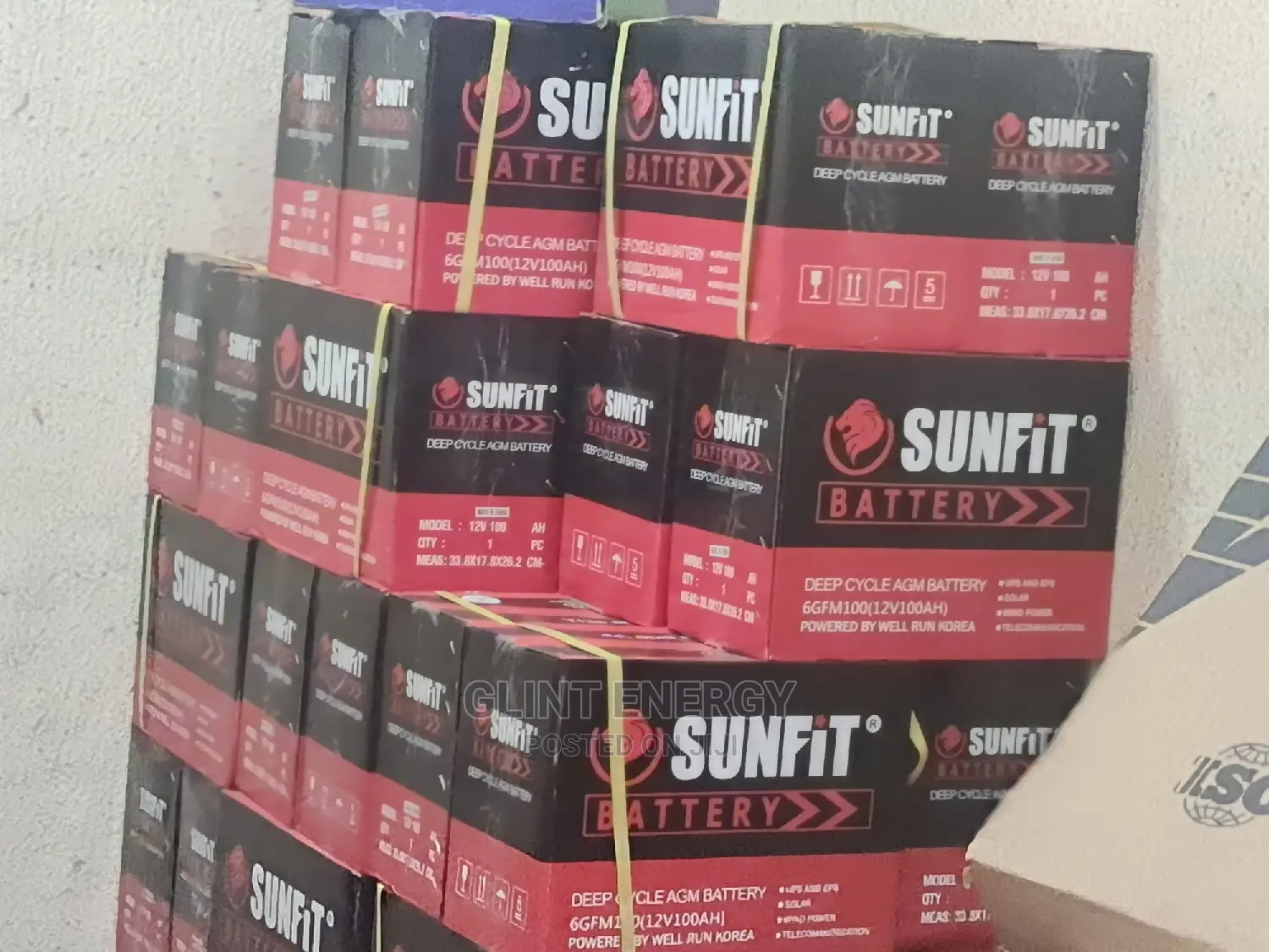 100ah 12v Sunfit Battery in Ojo - Solar Energy, Glint Energy | Jiji.ng