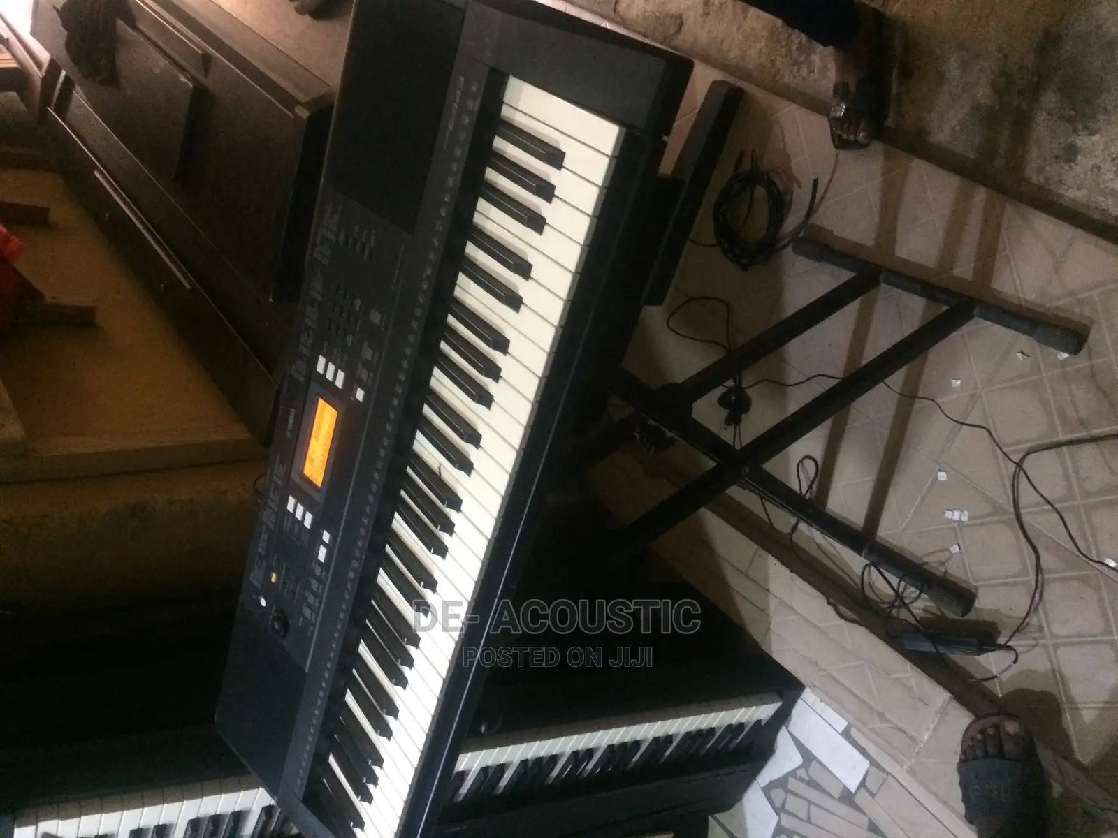 Black Color Yamaha Psr 343 Keyboard In Ojo Musical Instruments And Gear