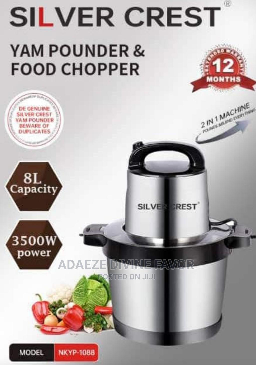 Silver Crest Yam Pounder And Food Chopper 8L 3500W in Lagos Island (Eko) - Kitchen Appliances ...