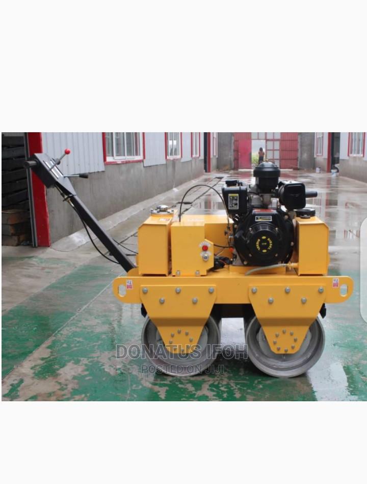 Double Drum Walk Behind Vibratory Roller Road Compactor in Ojo ...