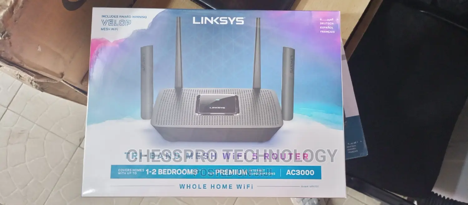Linksys AC3000 Router in Ikeja - Networking Products, Chesspro Technology Ltd | Jiji.ng