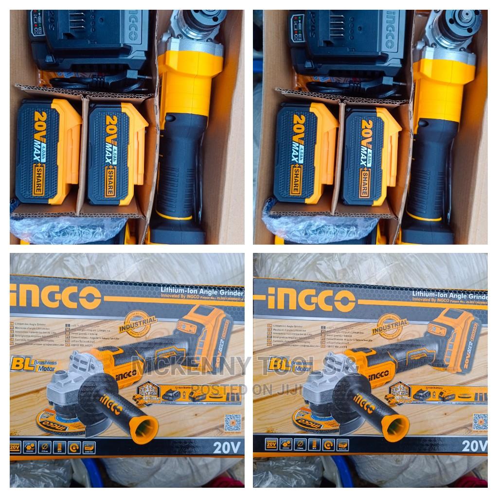 Ingco Cordlessr Li-Ion Brushless Angle Grinder 4inch 20v in Lagos ...