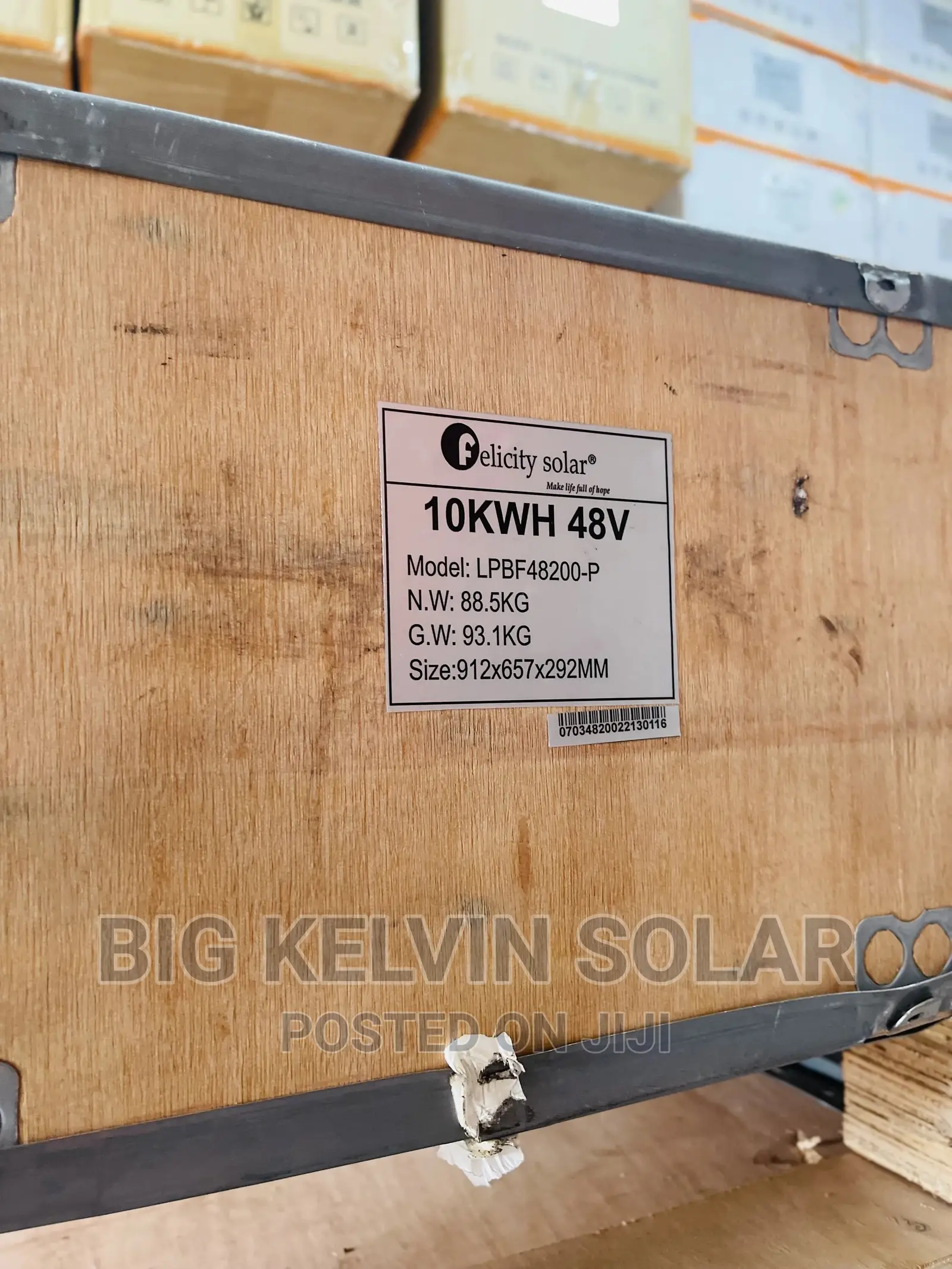 10kwh Felicity Lithium Batteries 500amps 48v in Ojo - Solar Energy, Big Kelvin Solar Enterprises ...