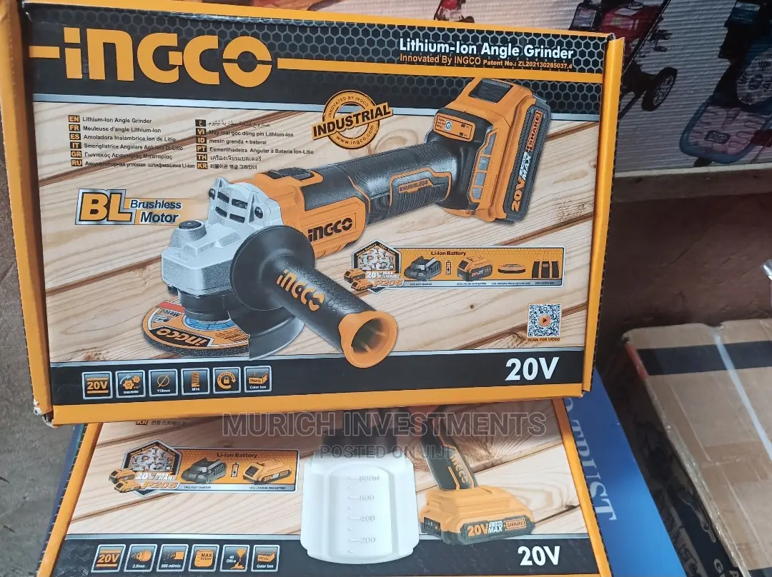 Ingco Cordless Angle Grinder With 2 Batteries in Lagos Island (Eko ...
