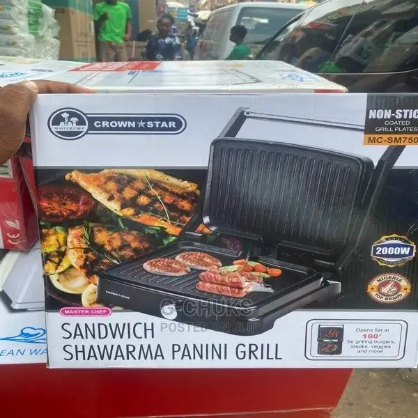 Crown Star Sandwish Toaster / Panini Grill 4 Slices in Lagos Island ...