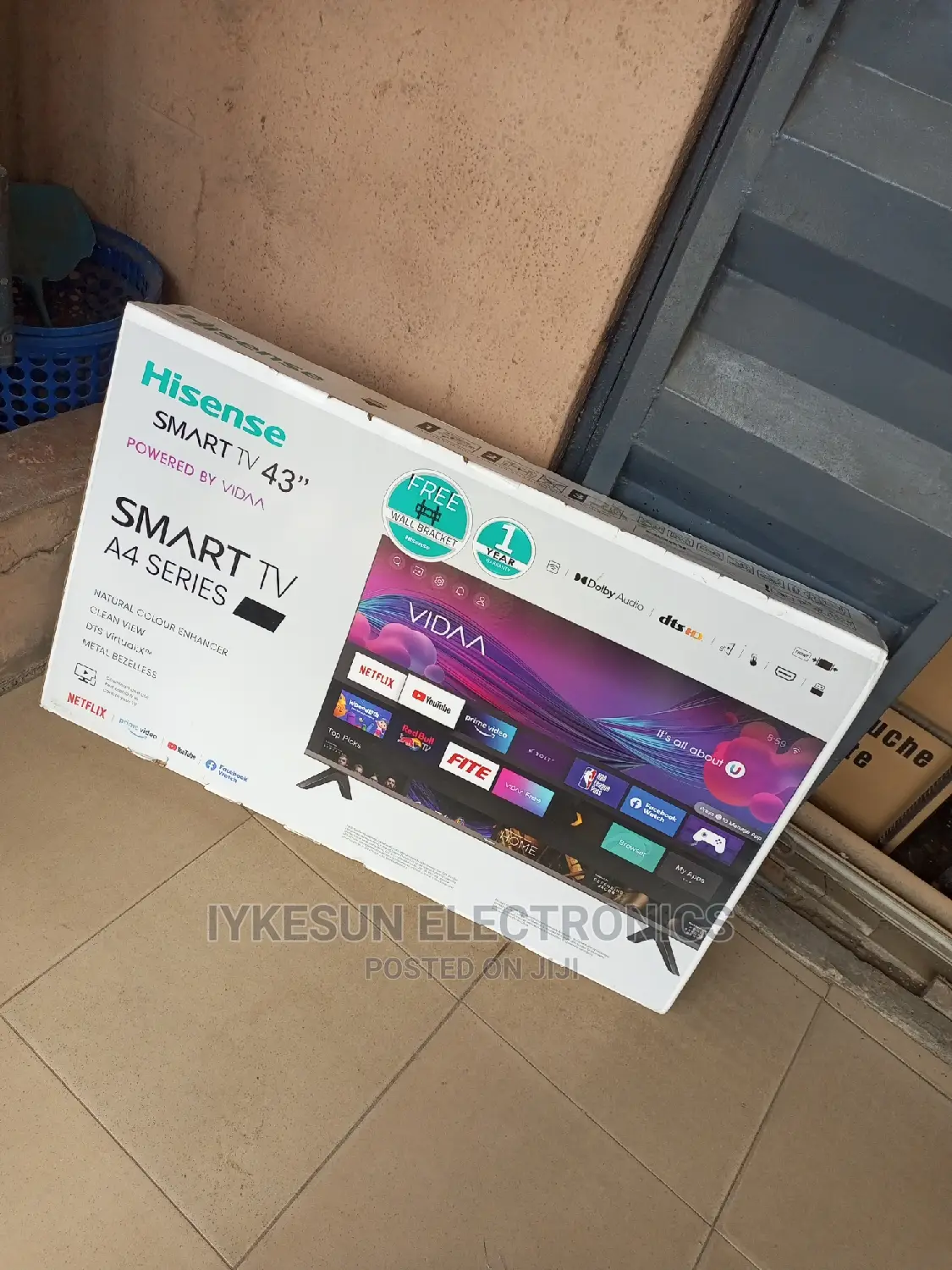 Original Hisense TV 43" Smart Netflix Youtube Wi-Fi Etc. in Ojo - TV ...