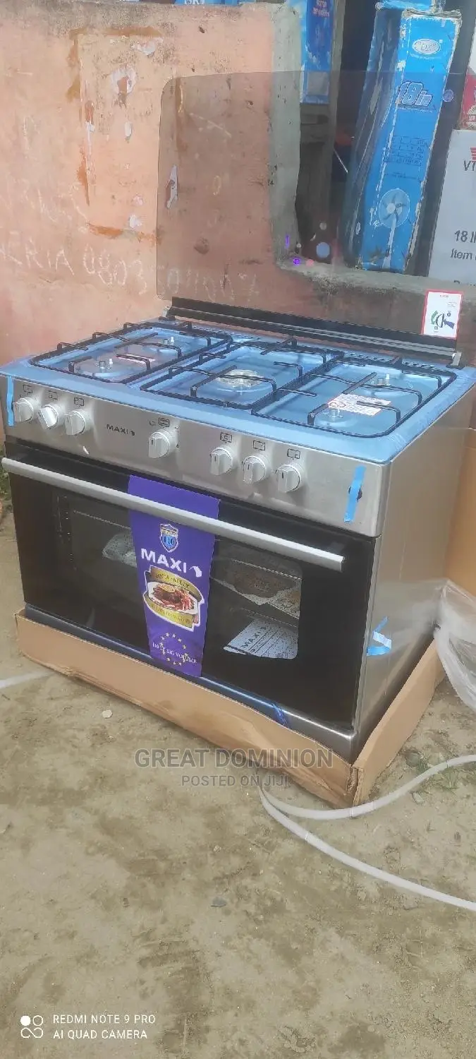 Maxi Standing 5 Burner Gas Cooker Ignition With Oven Grill in Lekki ...