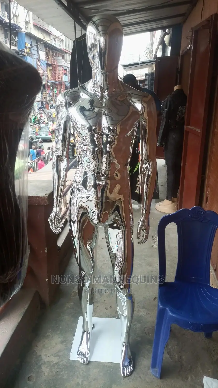 Silver Chrome Faceless Full Body Male Mannequin in Lagos Island (Eko ...