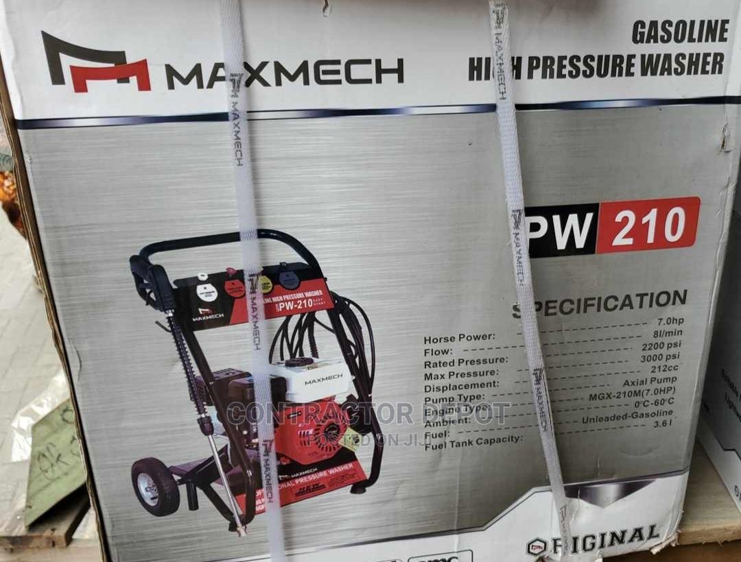7.0hp High Gasoline Pressure Washer Maxmech in Lagos Island (Eko ...