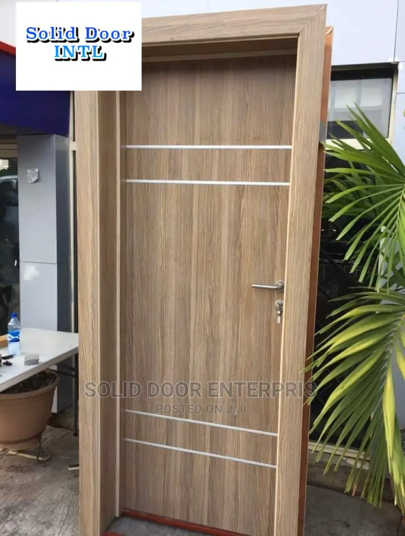 Complete HDF Door With Frame and Chrome Design for Sale in Mushin ...