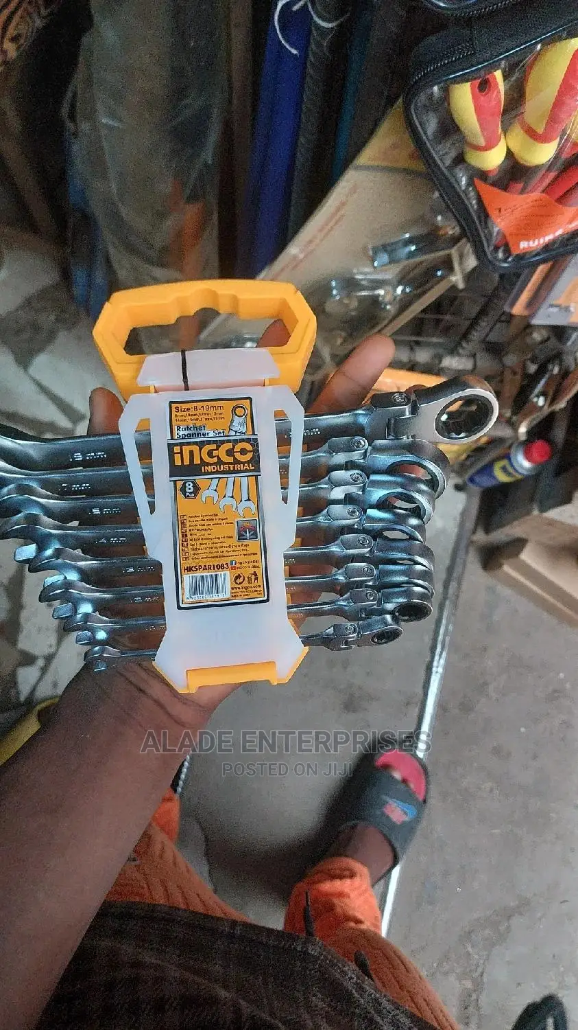 INGCO 8pcs Ratchet Combination Spanner Wrench Set 8-19mm in Lagos ...