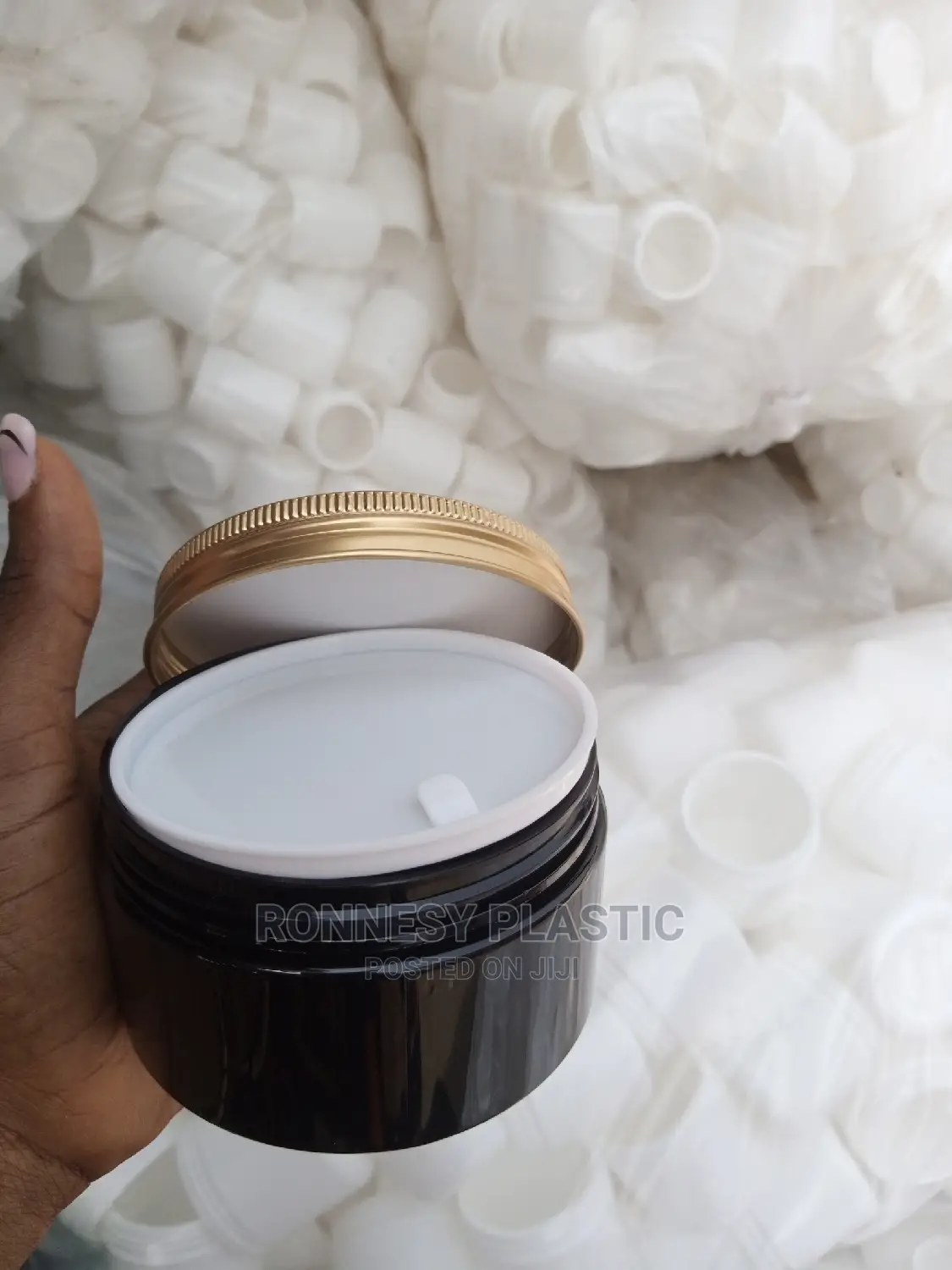 Imported 250g Black Plastic Cup Container With Inner in Ojota ...