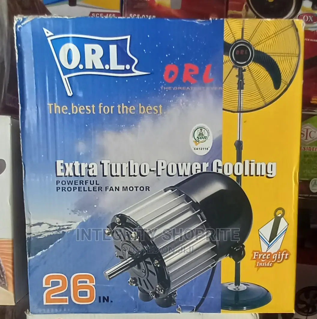 Orl 26 Inch Industrial STANDING Fan - 2BLADE - BLACK in Lagos Island ...