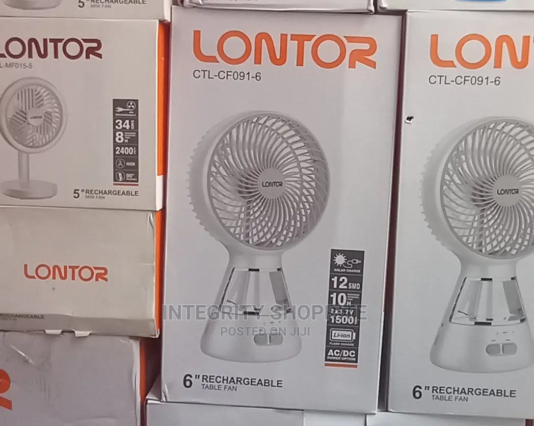Lontor Mini 6 Inches Table Fan With Table Lamp in Lagos Island (Eko ...
