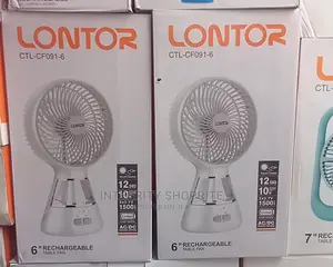 Lontor Mini 6 Inches Table Fan With Table Lamp in Lagos Island (Eko ...