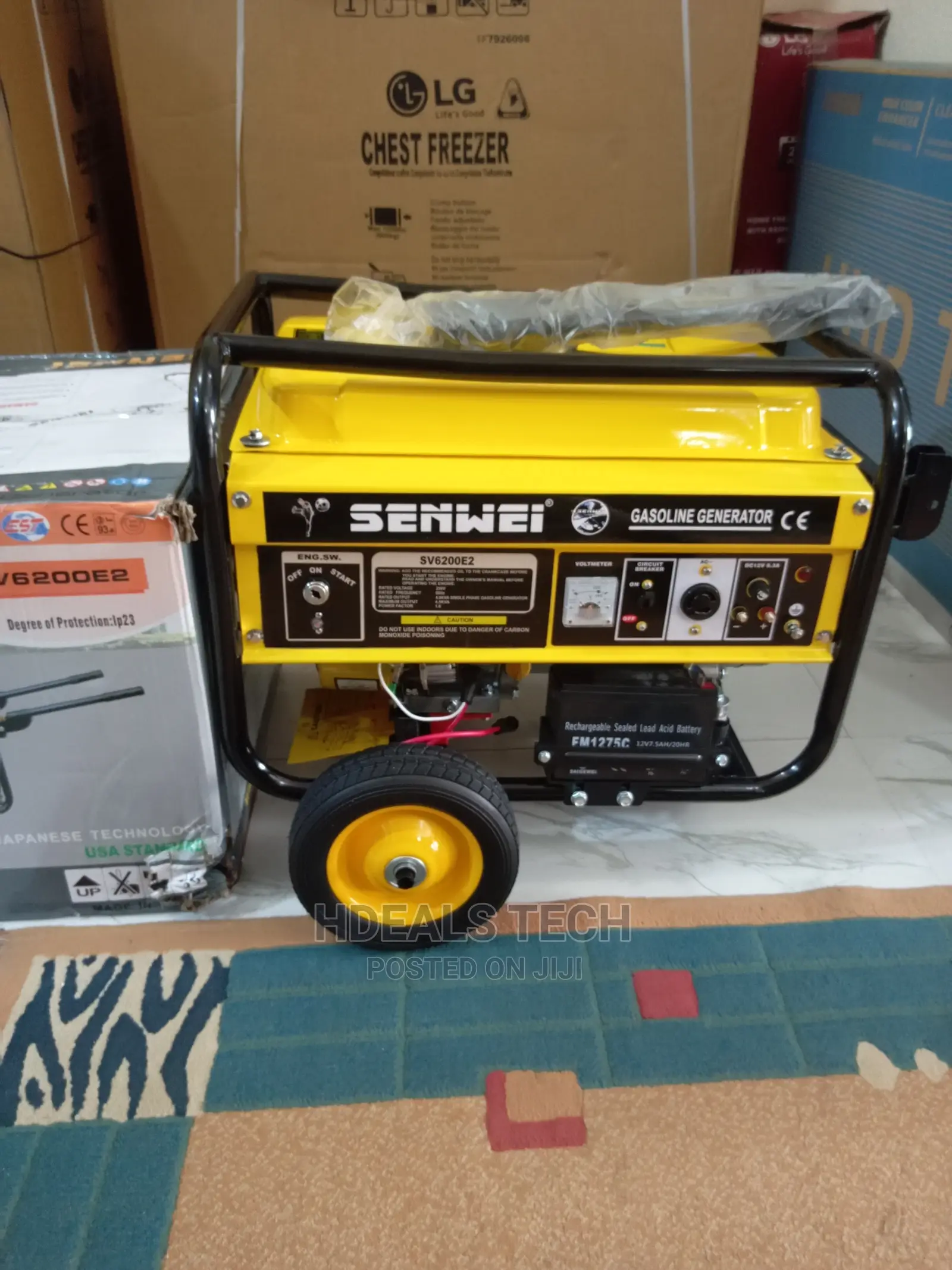 New Senwei 4.5KVA SV6200E2 Petrol Generator. in Mushin - Electrical ...
