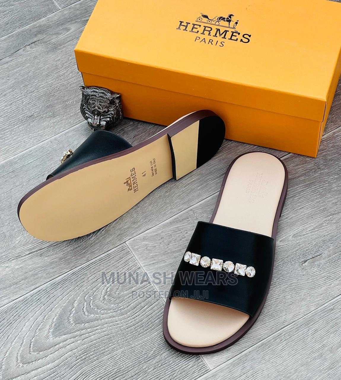 Hermes Leather Slipers in Surulere - Shoes, Munash Wears | Jiji.ng