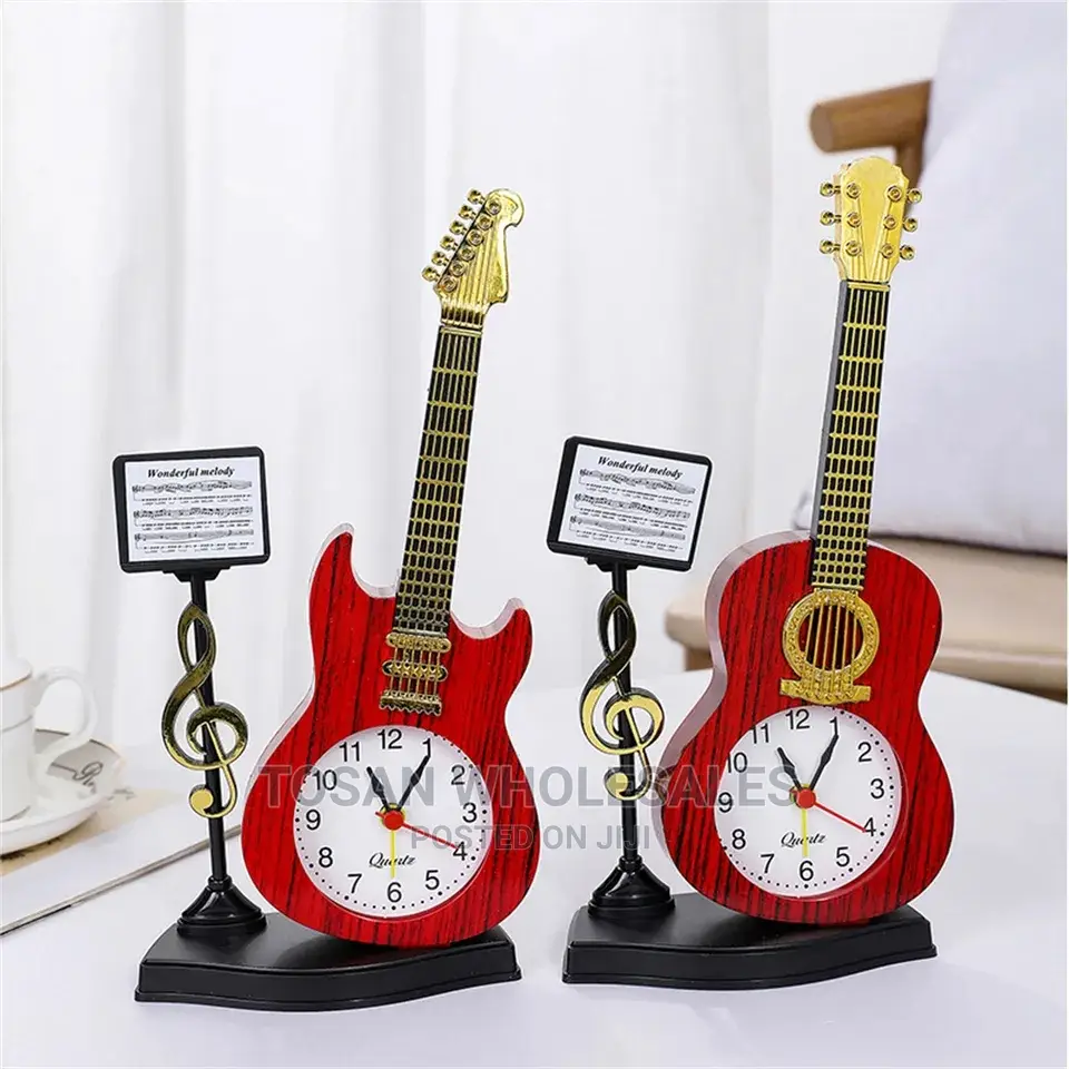 Vintage Unique Violin Ancient Desk Clock Alarm in Lagos Island (Eko ...