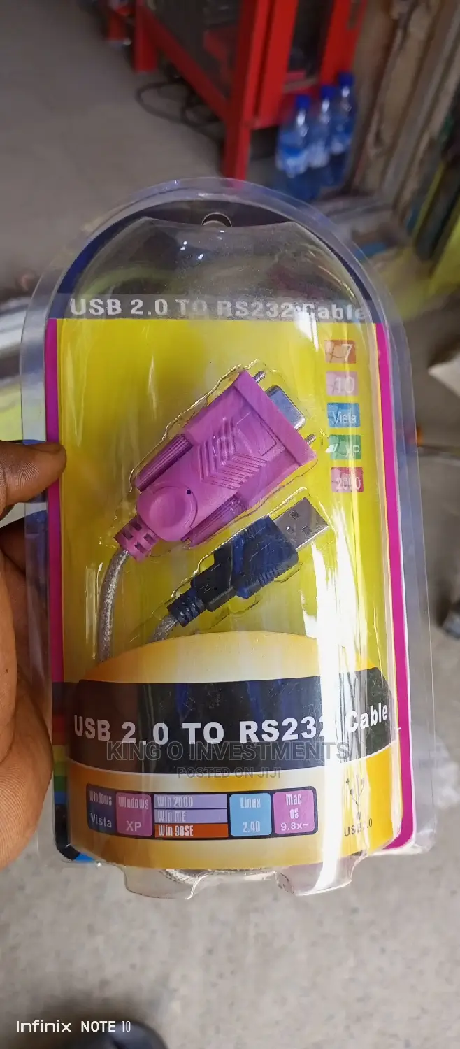 Usb To Rs232 Db9 Female Adapter in Ikeja - Computer Accessories , King O Investments | Jiji.ng