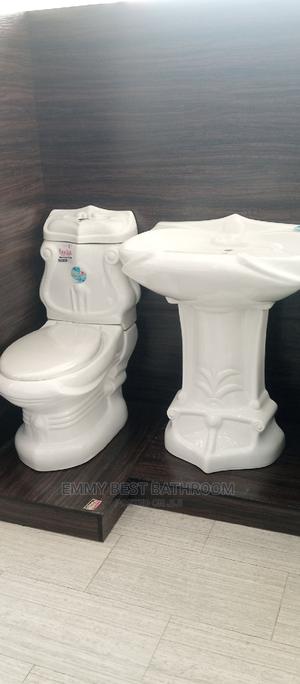 Executive Design Big WC Set With the Wash Hand Basin in Orile ...
