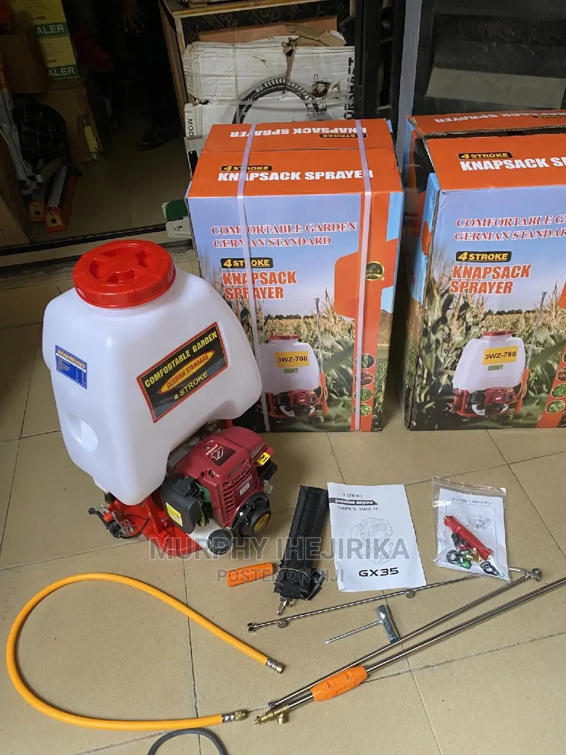 4 Stroke Motorized Knapsack Sprayer ( Garman Stander) in Lagos Island ...