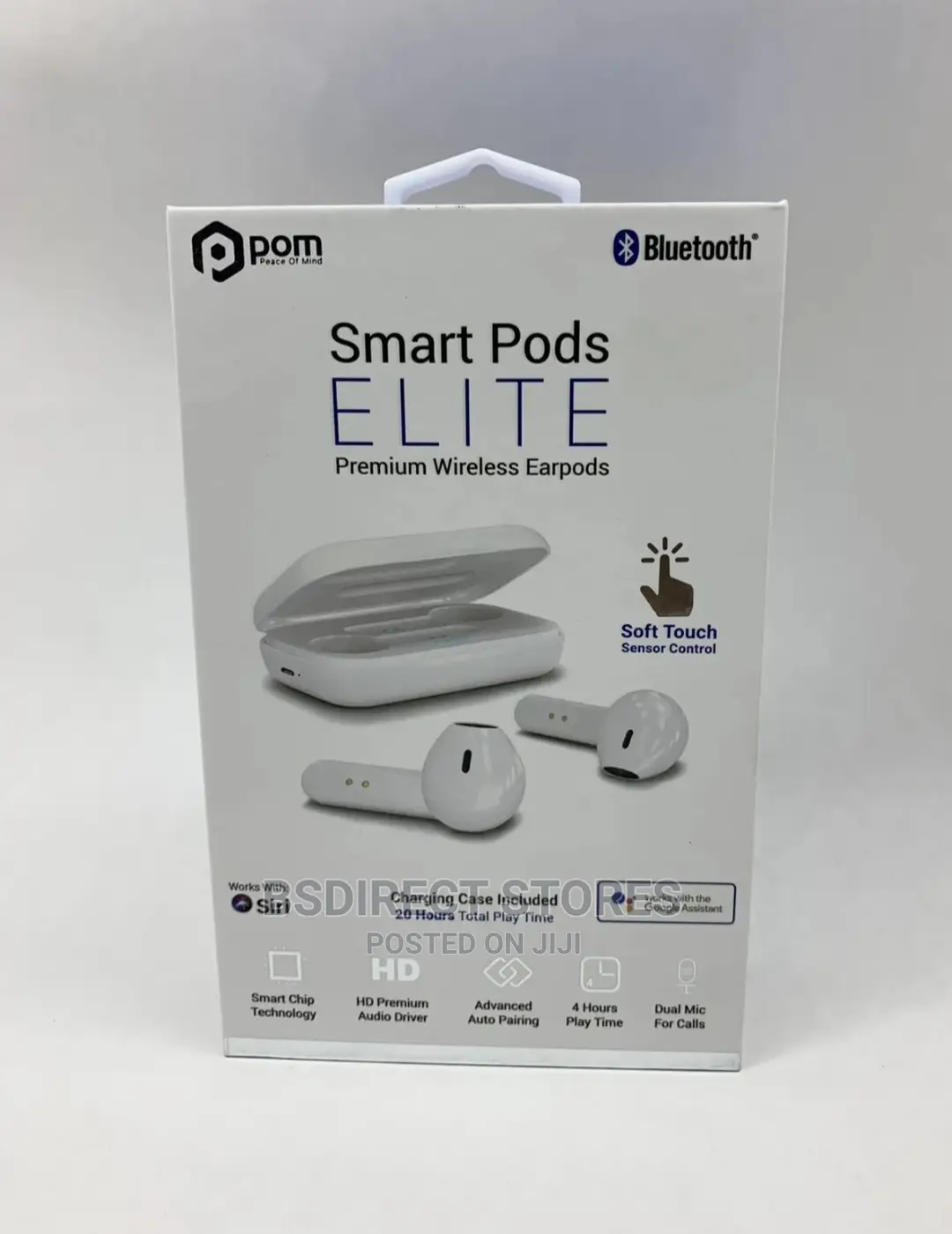 Pom Smart Pods + Bluetooth True Wireless Stereo Earphones in Utako ...