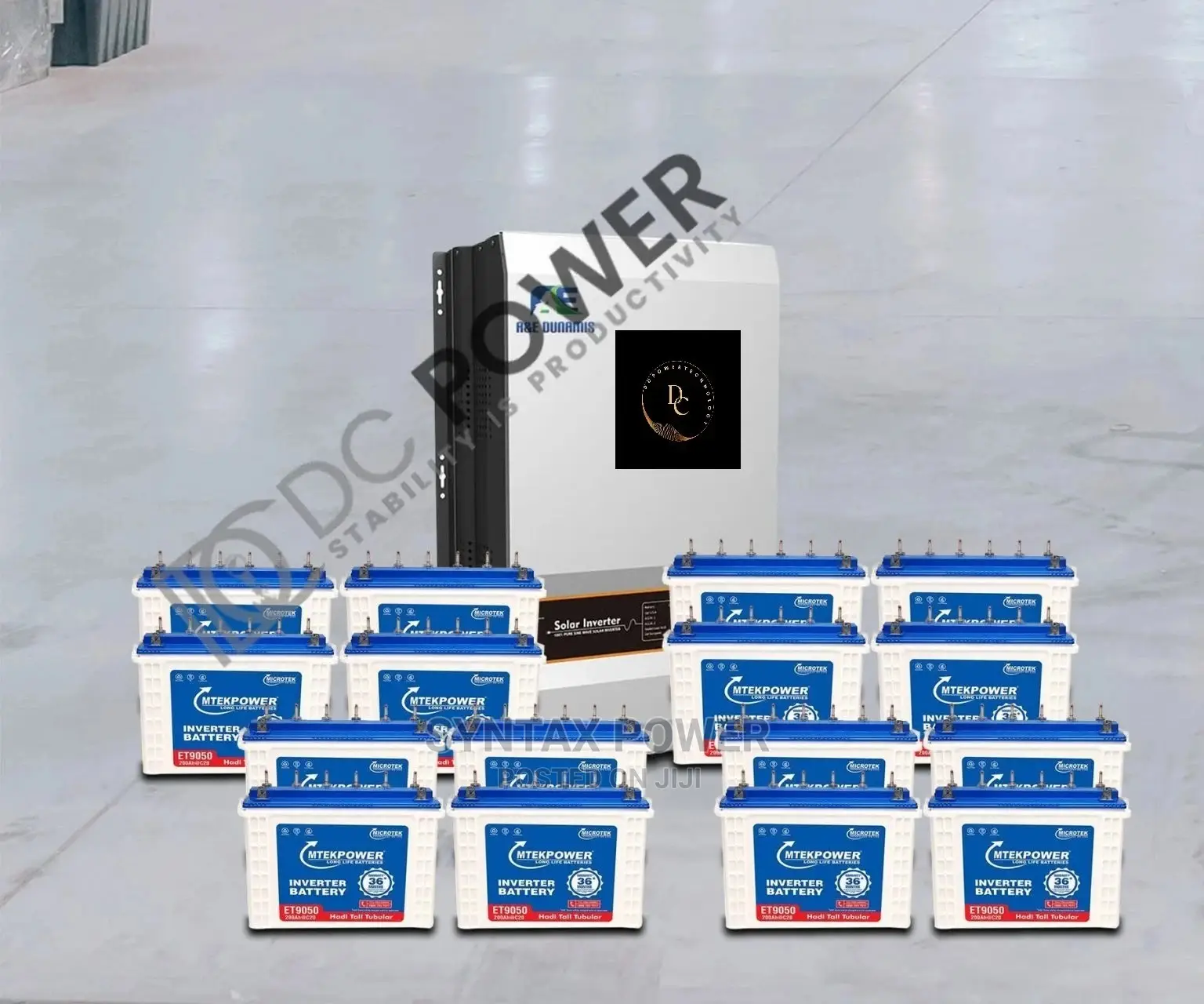 15kva/48v Pure Sine Wave Inverter With 16 Tubular Batteries in Ikeja ...