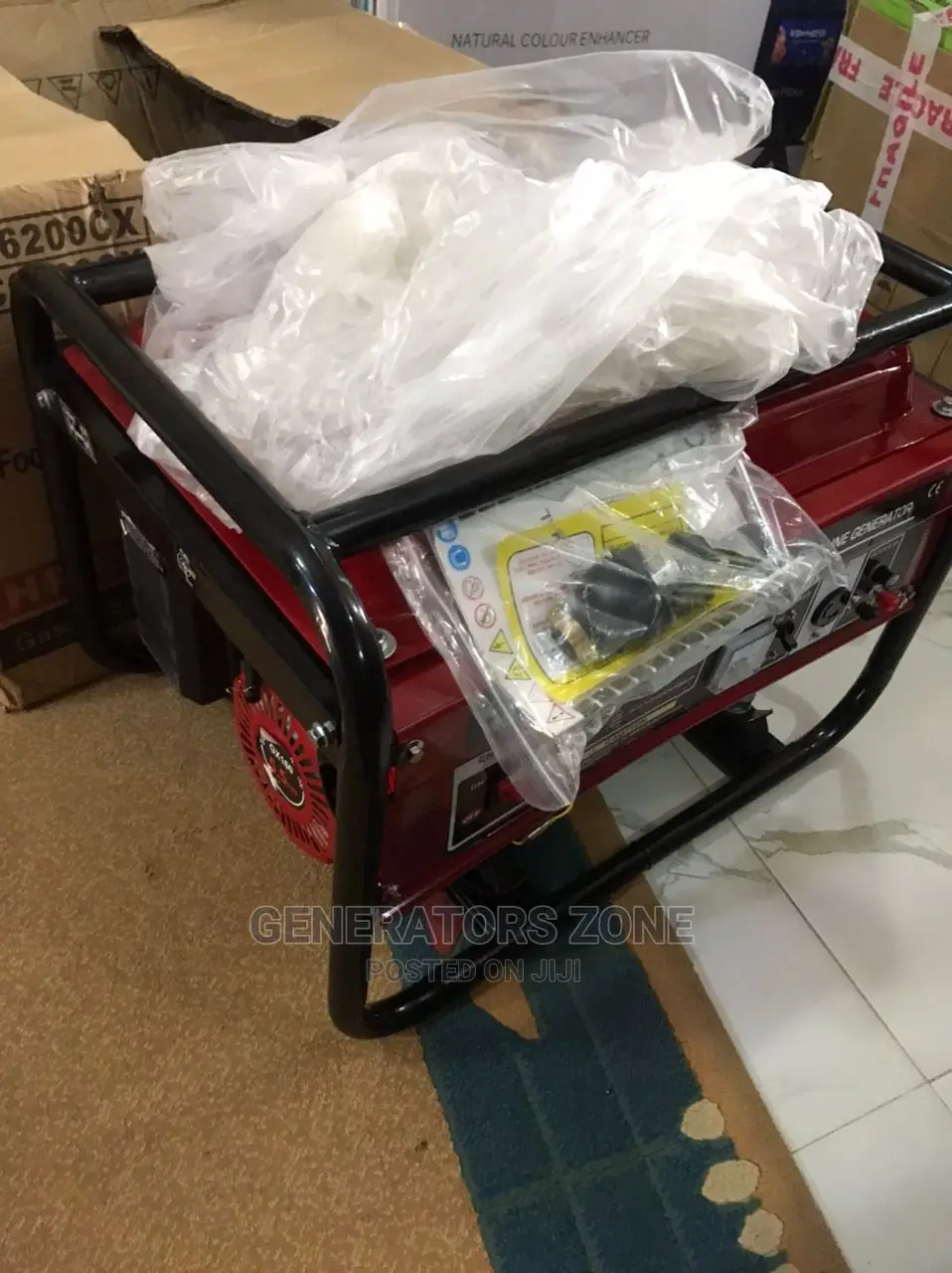 Elepaq Manual Start Generator 3.5kva ( Red Tank)| Ec6800cx in Yaba ...