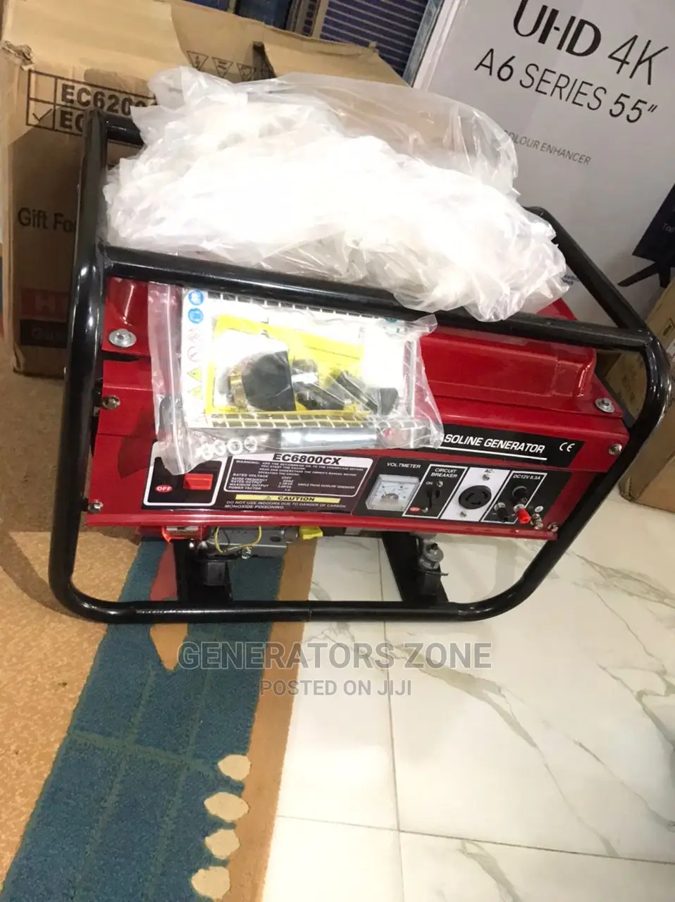 Elepaq Manual Start Generator 3.5kva ( Red Tank)| Ec6800cx in Yaba ...