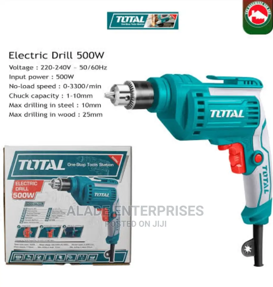 Total Electric Drill 500W (Td2051026) in Lagos Island (Eko ...