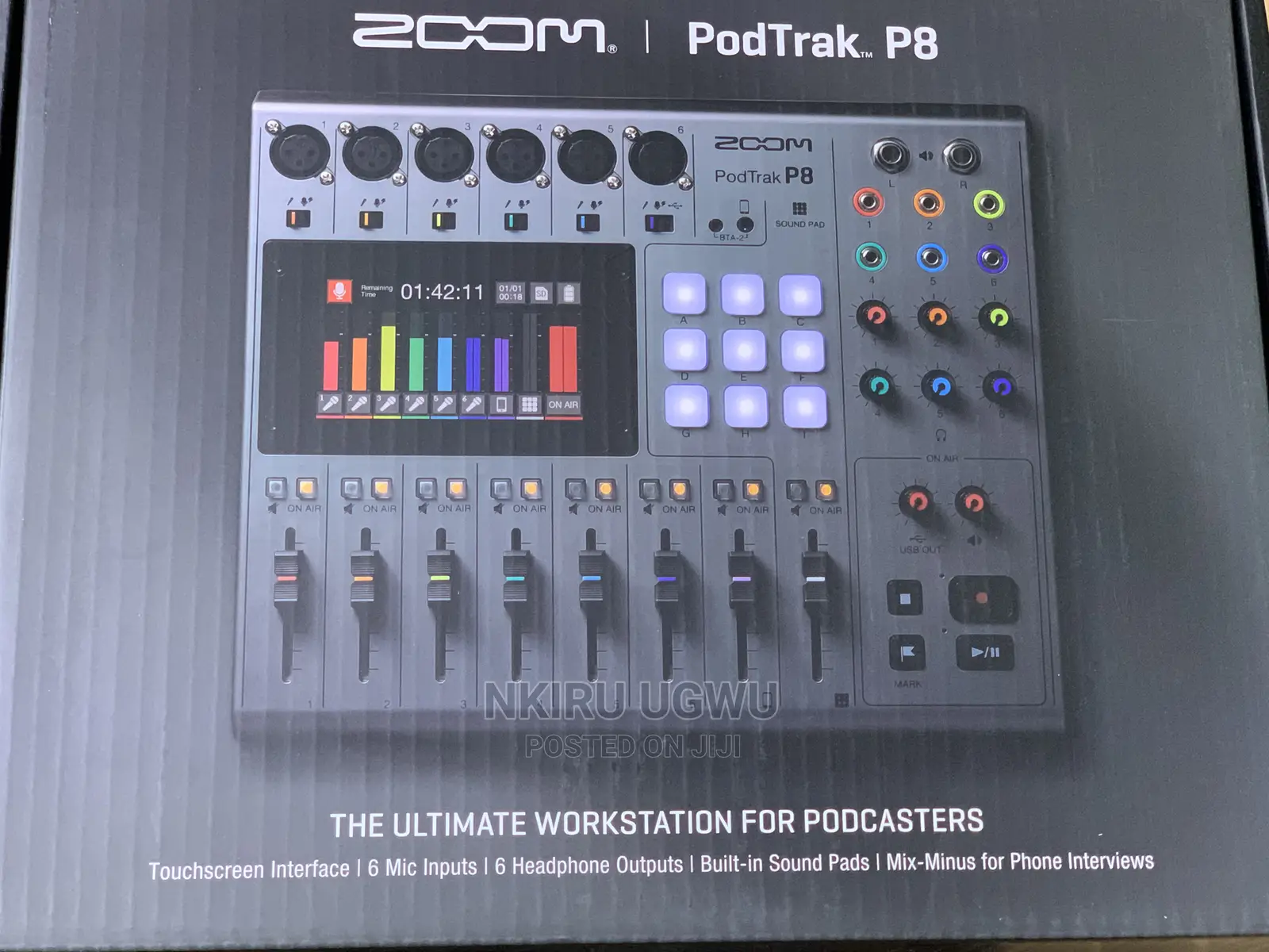 Zoom Podtrak P8 Portable Multitrack Podcast Recorder in Ikeja - Audio ...