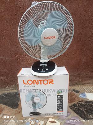 Lontor 12" Rechargeable Table Fan in Lagos Island (Eko) - Home ...