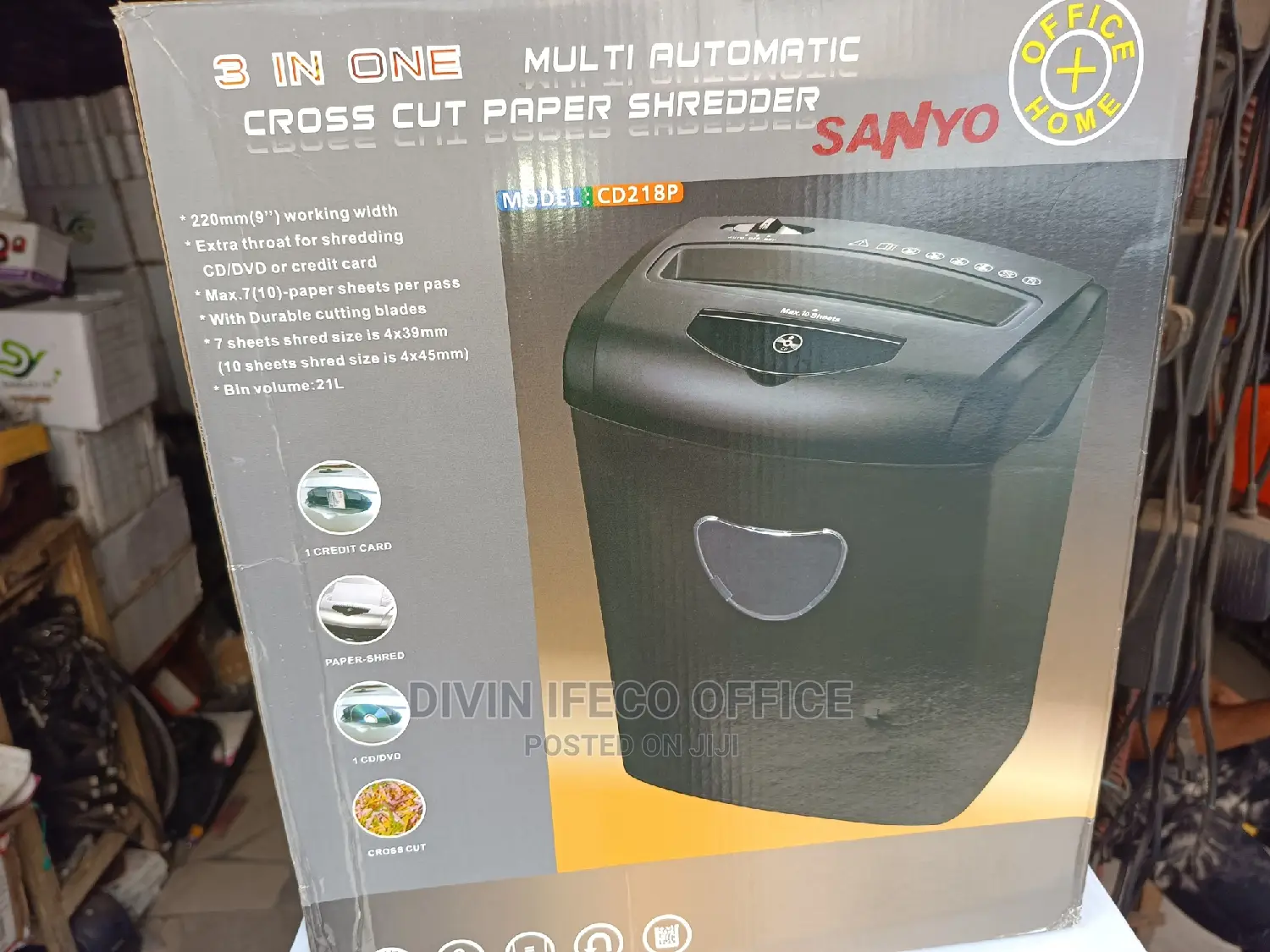Sanyo SBS 620c Paper Shredder in Lagos Island (Eko) - Stationery, Divin ...