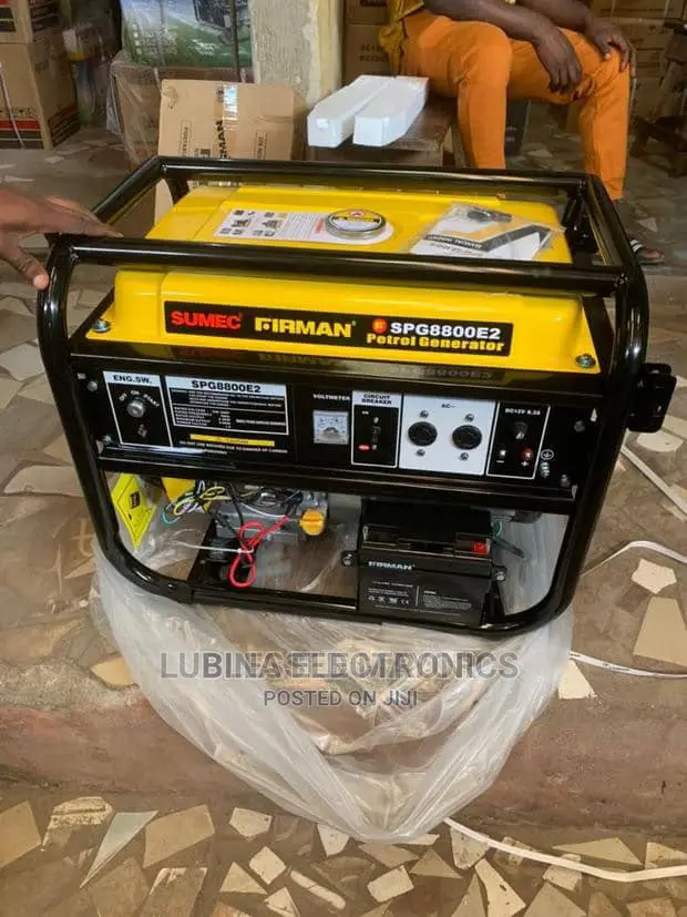 Brand New Sumec Firman(SPG8800E2)6.5kva Generator/ Copper/ in Ojo ...
