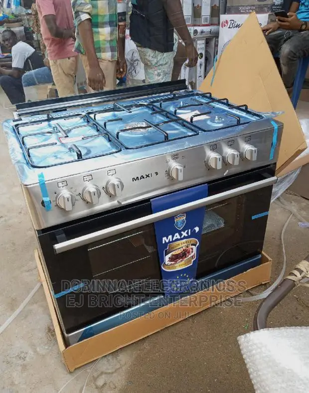 Brand New Maxi(60-90)5borner All Gas Standing Cooker/Silver/ in Ojo ...