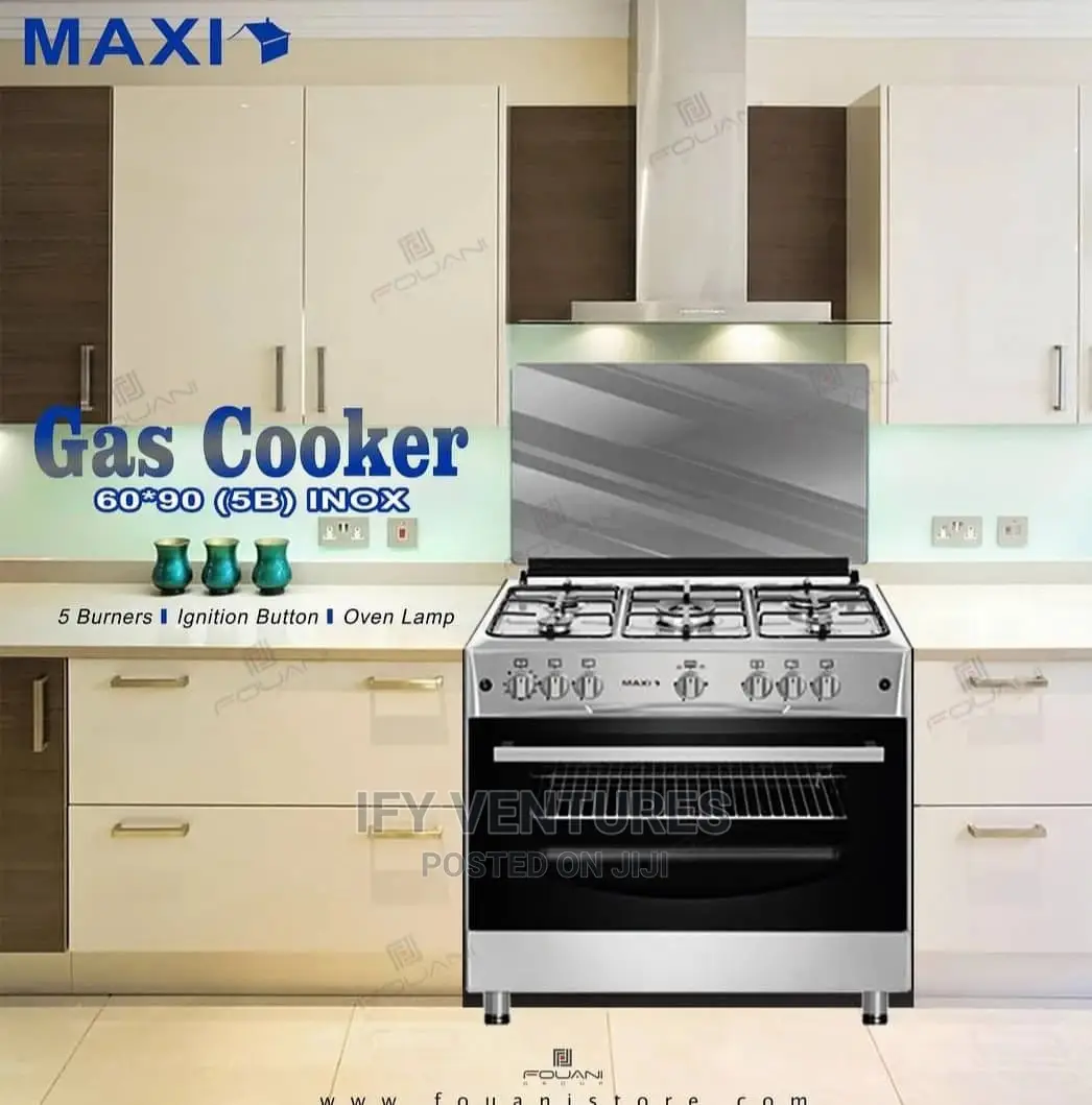 Maxi Gas Cooker, 5 Burner Gas.60by90 in Ojo - Home Appliances, Ify ...