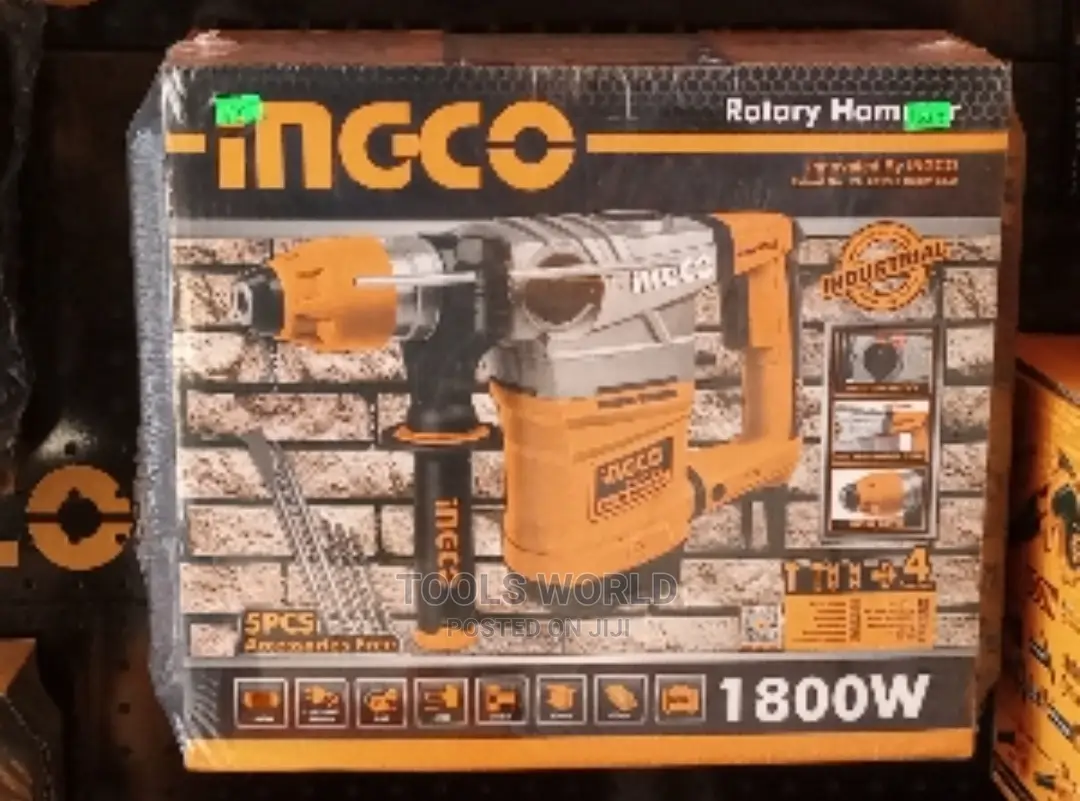 Ingco RH18008 1800W Rotary Hammer With SDS Plus Chuck System in Lagos ...