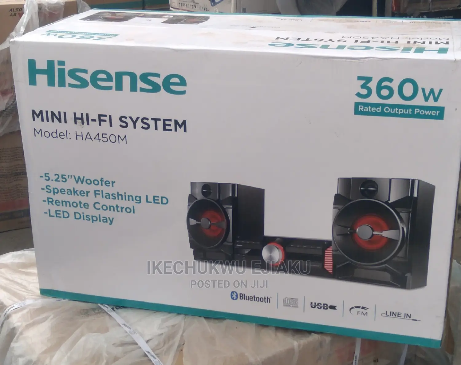 Hisense Mini Hi-Fi System Model: Ha450m 360w in Port-Harcourt ...