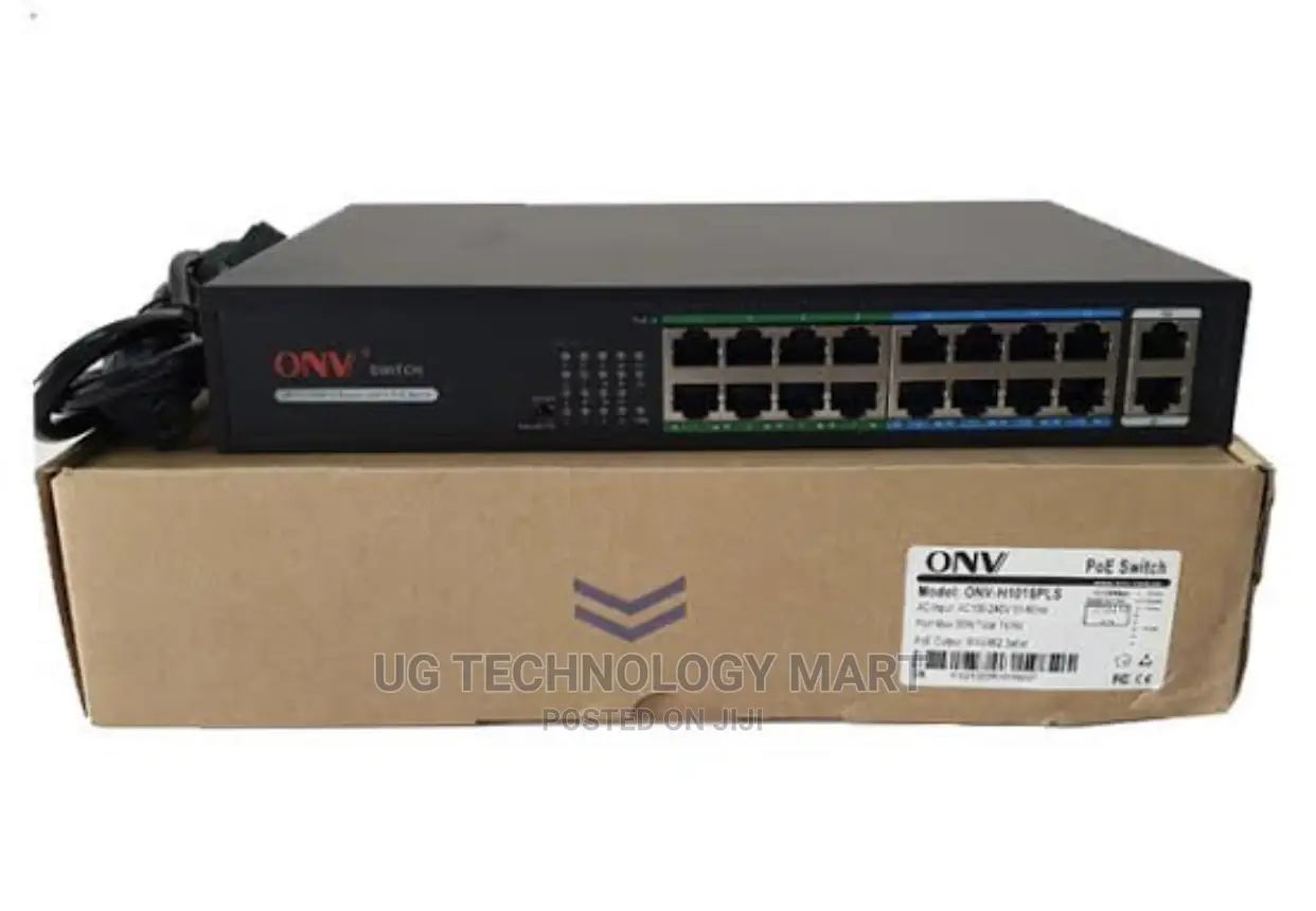 Onv 16 Port Poe Switch 10/100 Mbps in Ikeja - Networking Products, Ug ...