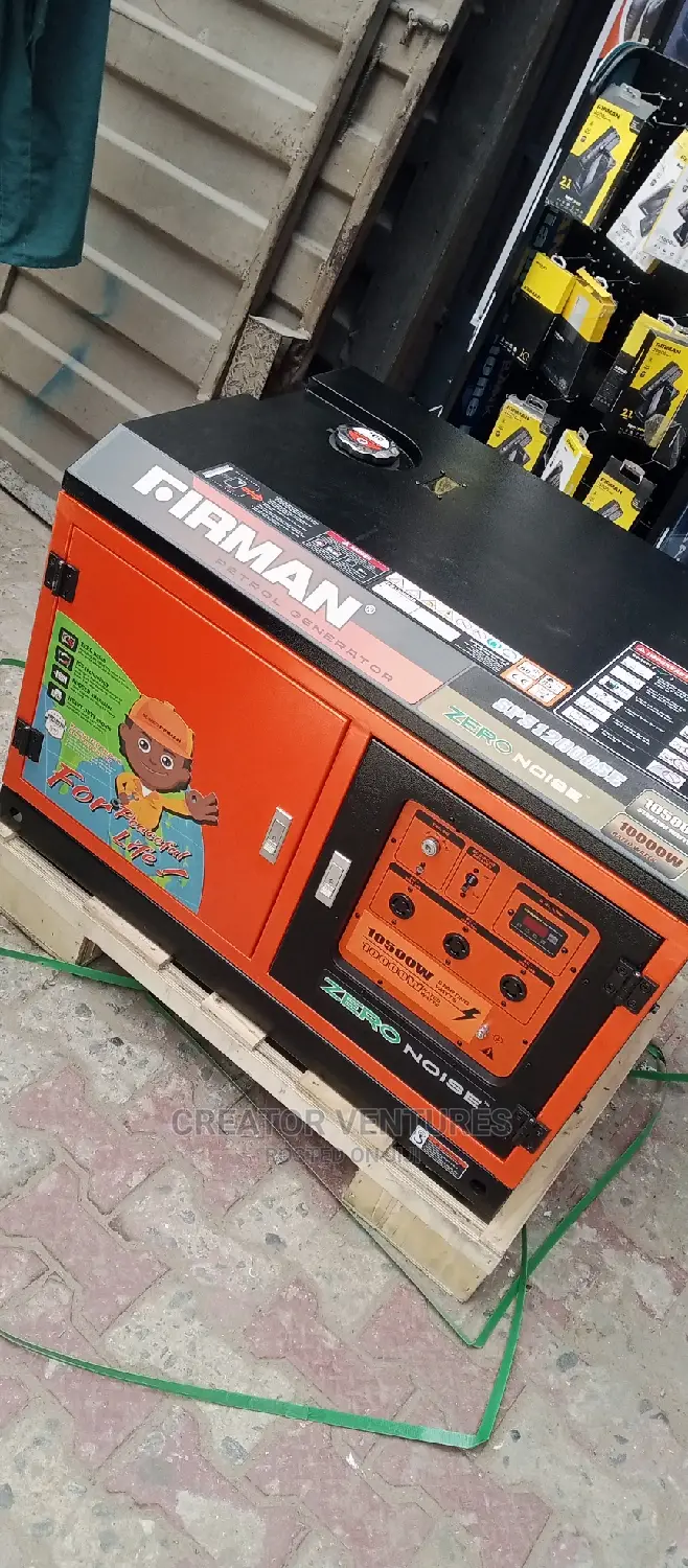 Fireman Zero Noise Sound Proof Petrol Generator,Fully Coper in Ojo ...