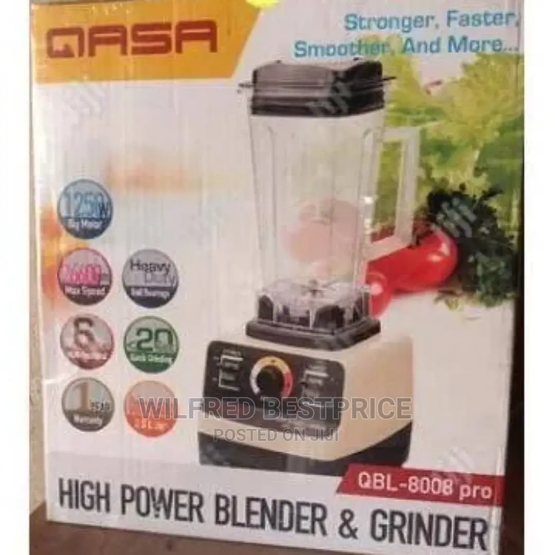Qasa High Power Blender Grinder | QBL-8008 in Ikeja - Kitchen ...