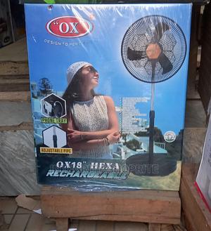 Ox Hexa Rechargeable Standing 18" Fan in Lagos Island (Eko) - Home ...